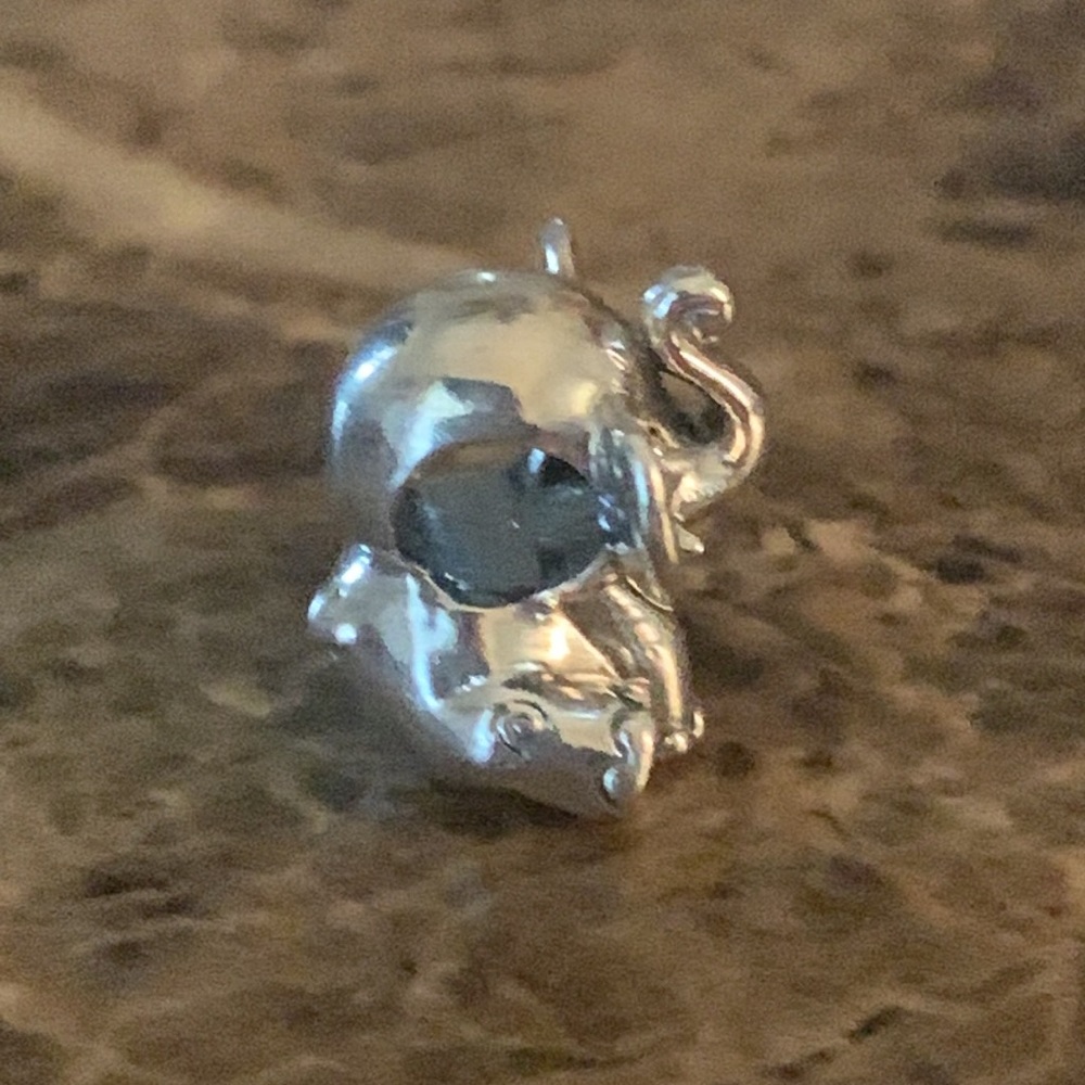 Authentic Pandora Ellie The Elephant Charm Sterling S… - Gem